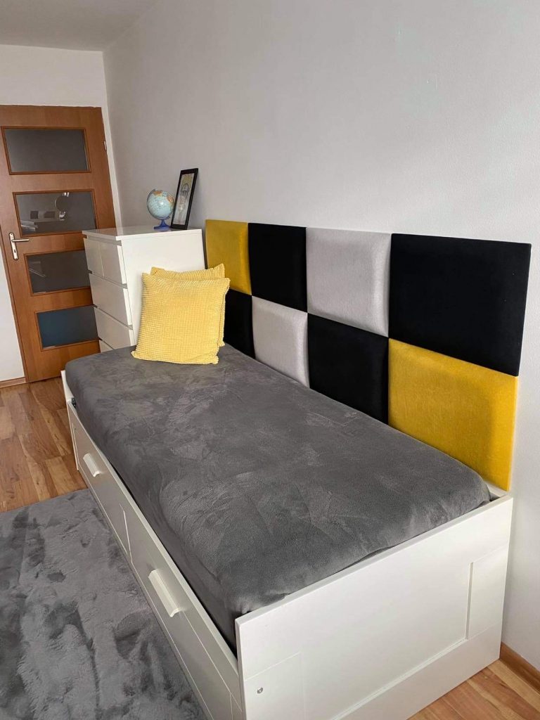 Heksagon panel tapicerowany 40x35 cm | myMODULO.pl Heksagon panel tapicerowany 40x35 cm | myMODULO.pl